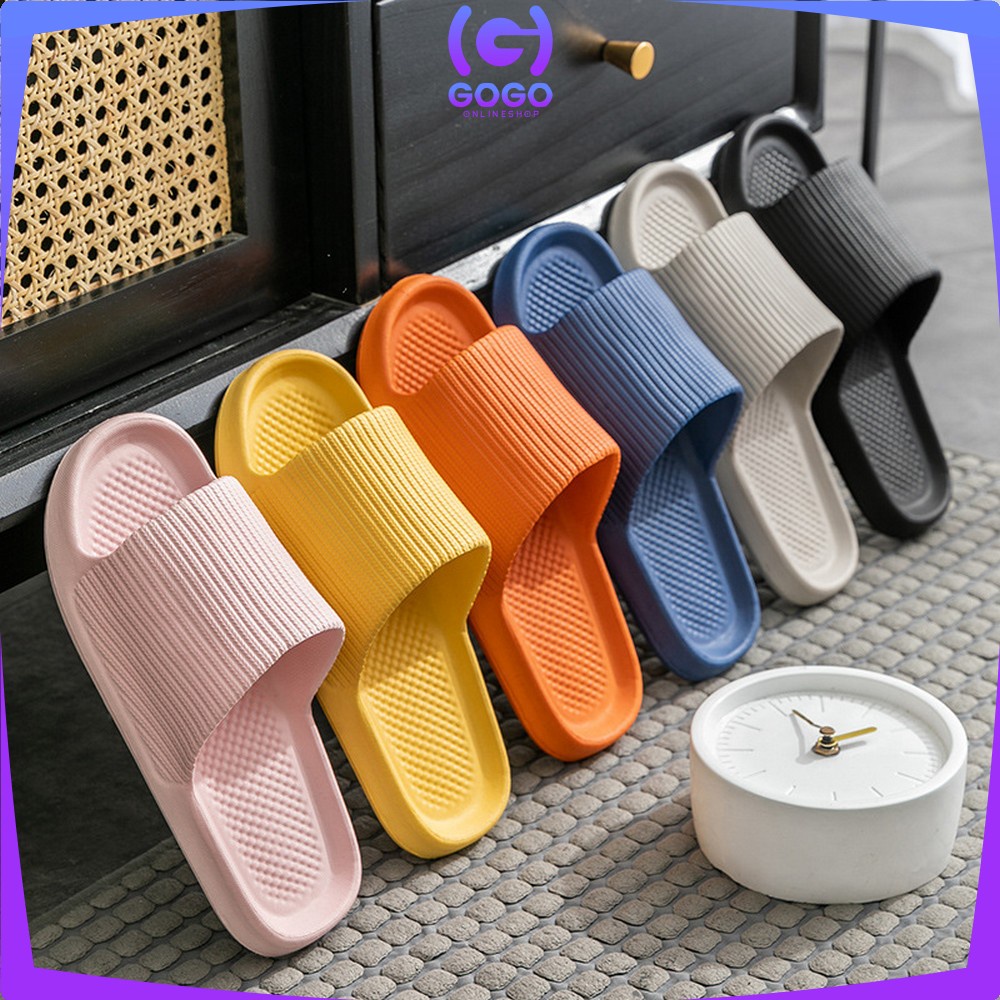 Jual GOGO-S52 Sandal Slop Rumah Hotel Bahan Eva Sendal Karet Kamar ...