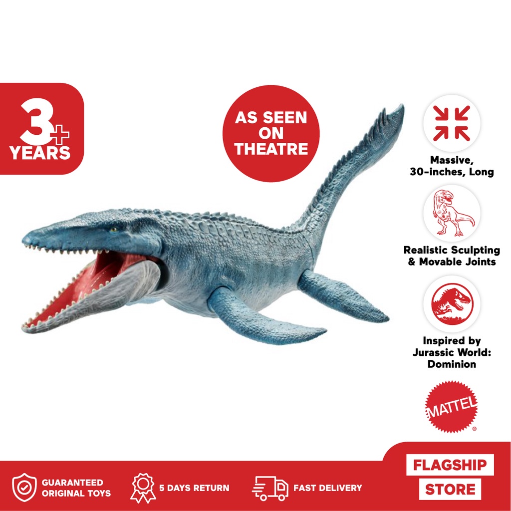 Jual Jurassic World Ocean Protector Mosasaurus - Mainan Action Figure ...