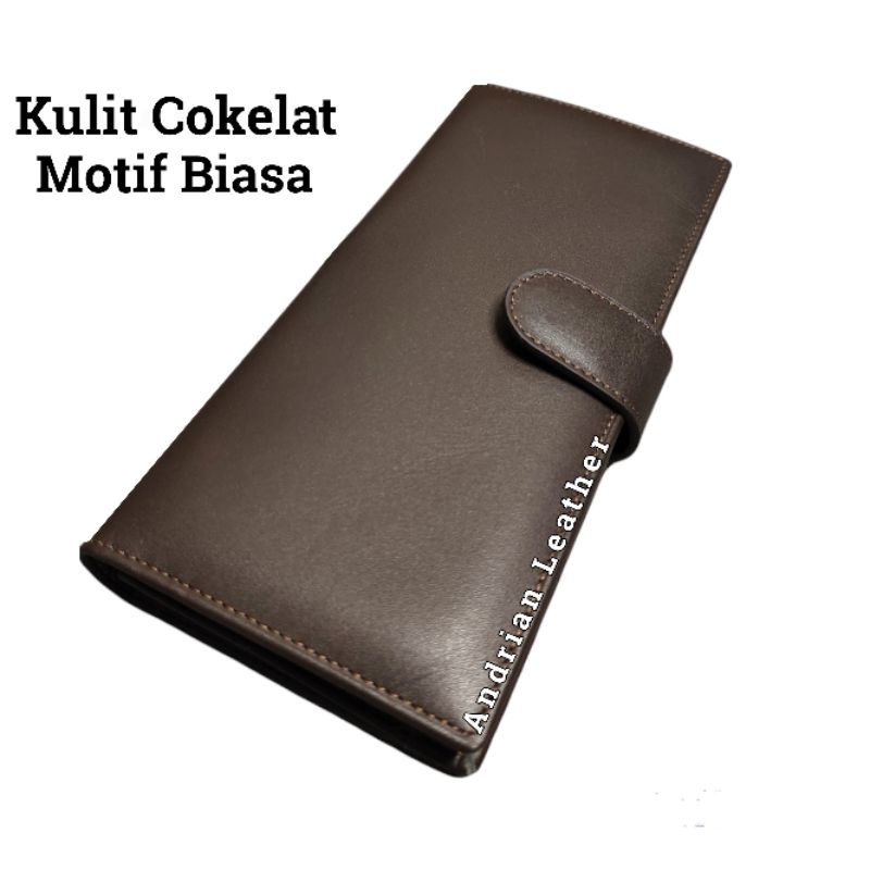 Jual Dompet Wanita Kulit Asli Serat Kayu 100% ORIGINAL Kulit Asli Slot ...