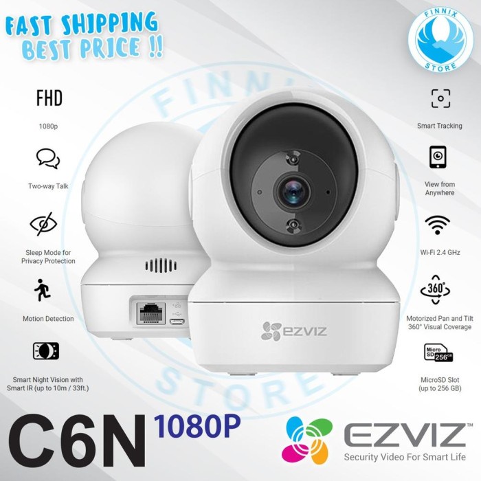 Jual EZVIZ C6N 1080P Home Dome Smart Wireless IP Camera CCTV GARANSI ...