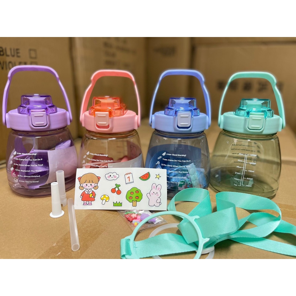 Jual Botol minum 1400ml / Botol Gemoy Bening / Botol Time 1,4 Liter ...