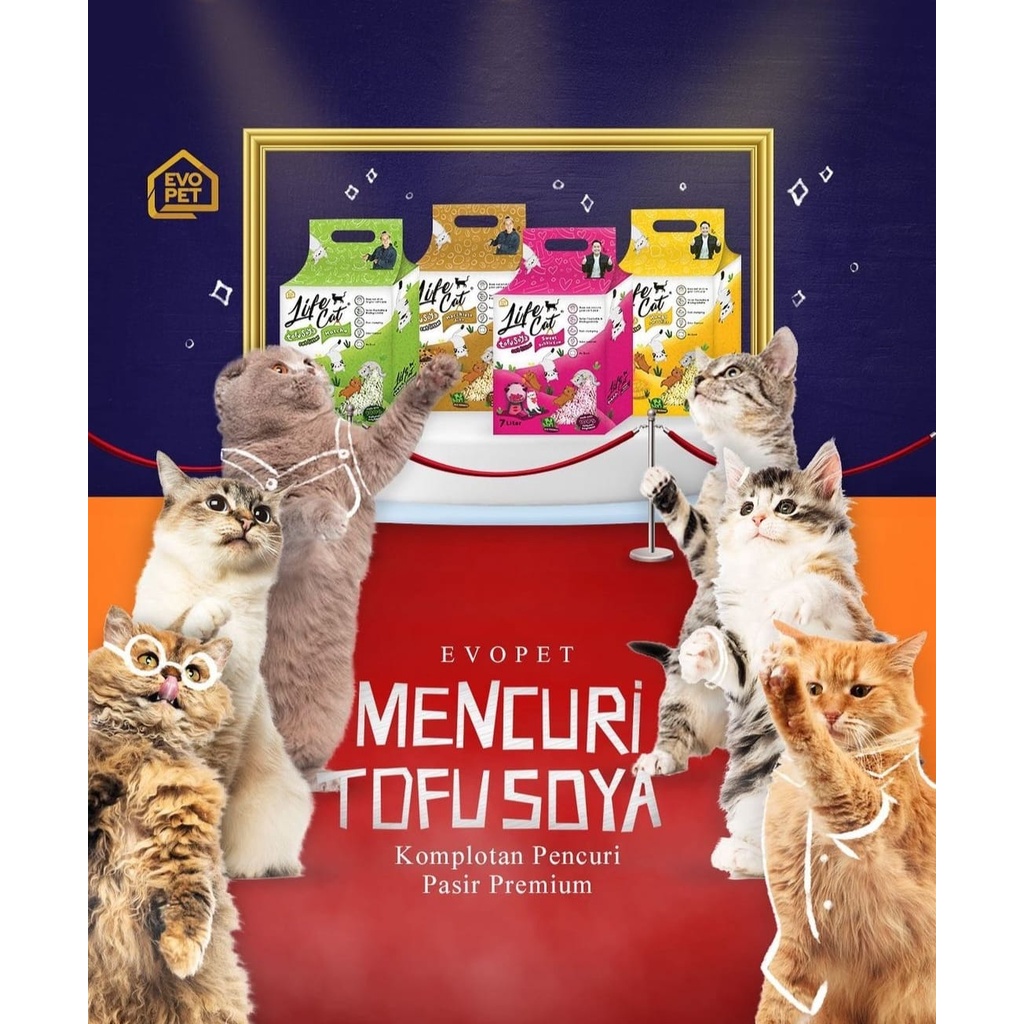 Jual [gosend] Life cat tofu soya pasir kucing tofu soya pasir kucing ...