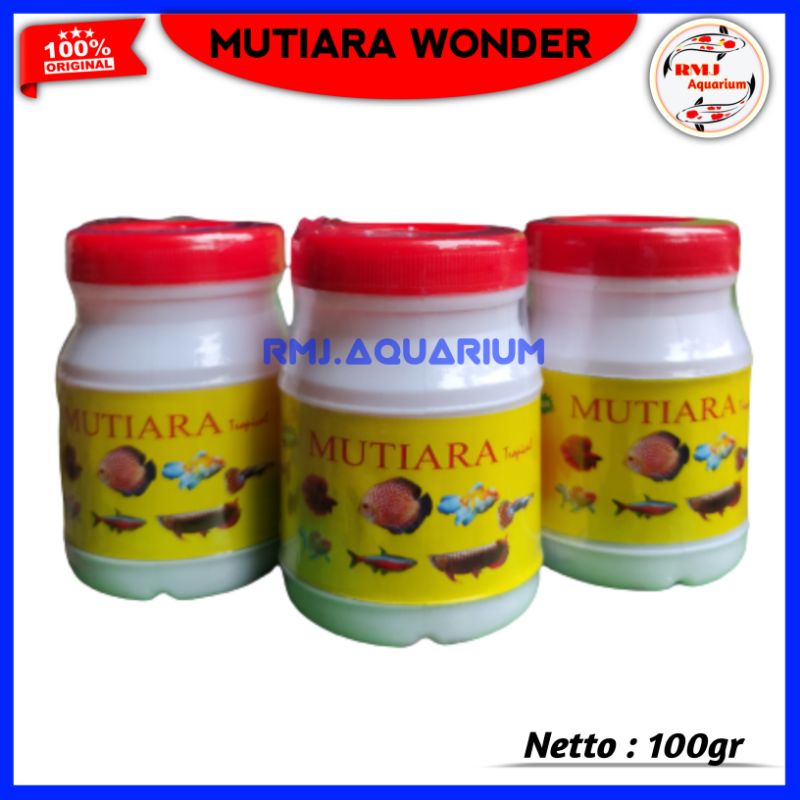 Jual PELET IKAN MUTIARA WONDER SUPER MUTIARA TROPICAL FISH PAKAN IKAN ...
