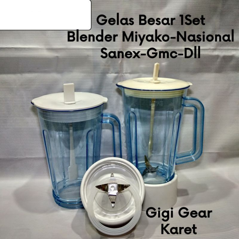 Jual Gelas Blender Satu Set Miyako Nasional Dll | Shopee Indonesia