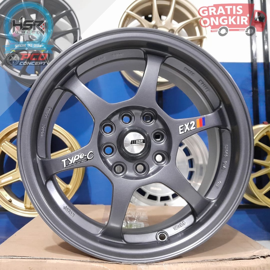 Jual VELG MOBIL R15 TYPE SSR TYPE C BUAT BRIO AVANZA JAZZ HSR R15 ET38 ...