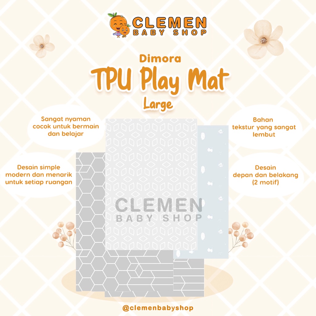 Jual Dimora TPU Play Mat Large | Shopee Indonesia