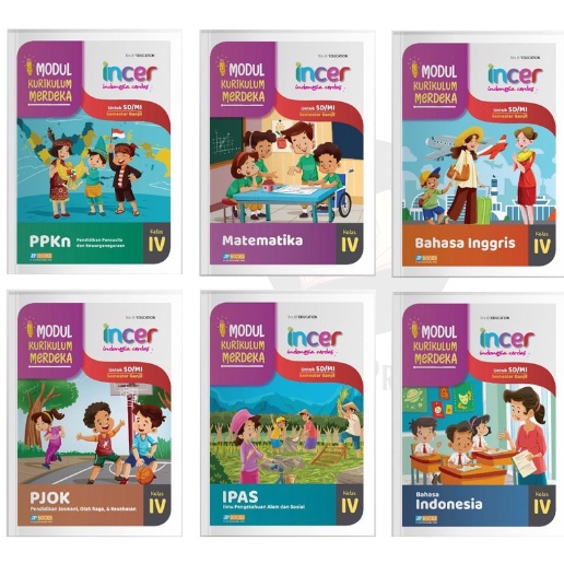 Jual Seri MODUL SOAL incer untuk SD/MI kelas 4 kurikulum merdeka 2022 | Shopee Indonesia
