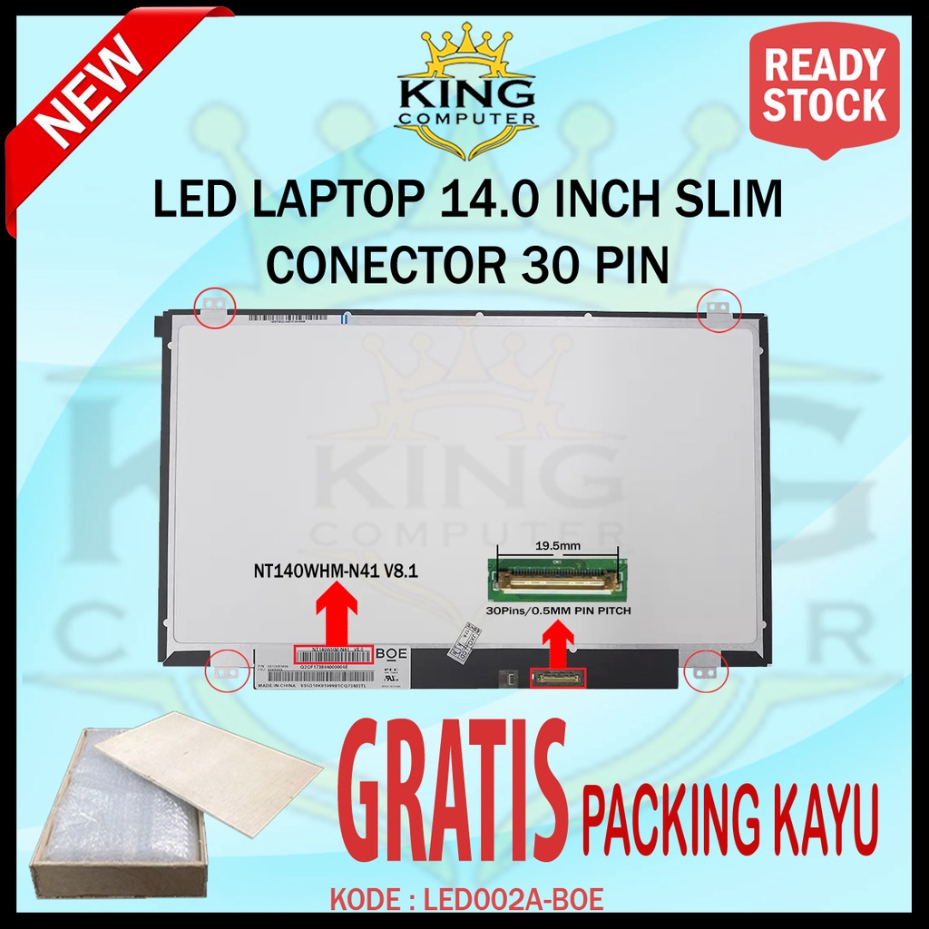Jual Led Lcd Layar Laptop Lenovo G40 G40-30 G40-45 G40-75 G40-70 G40-80 Led 14 Slim inc inch ...