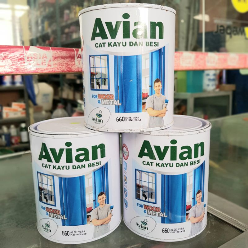 Jual AVIAN CAT KAYU CAT BESI 1KG / AVIAN | Shopee Indonesia