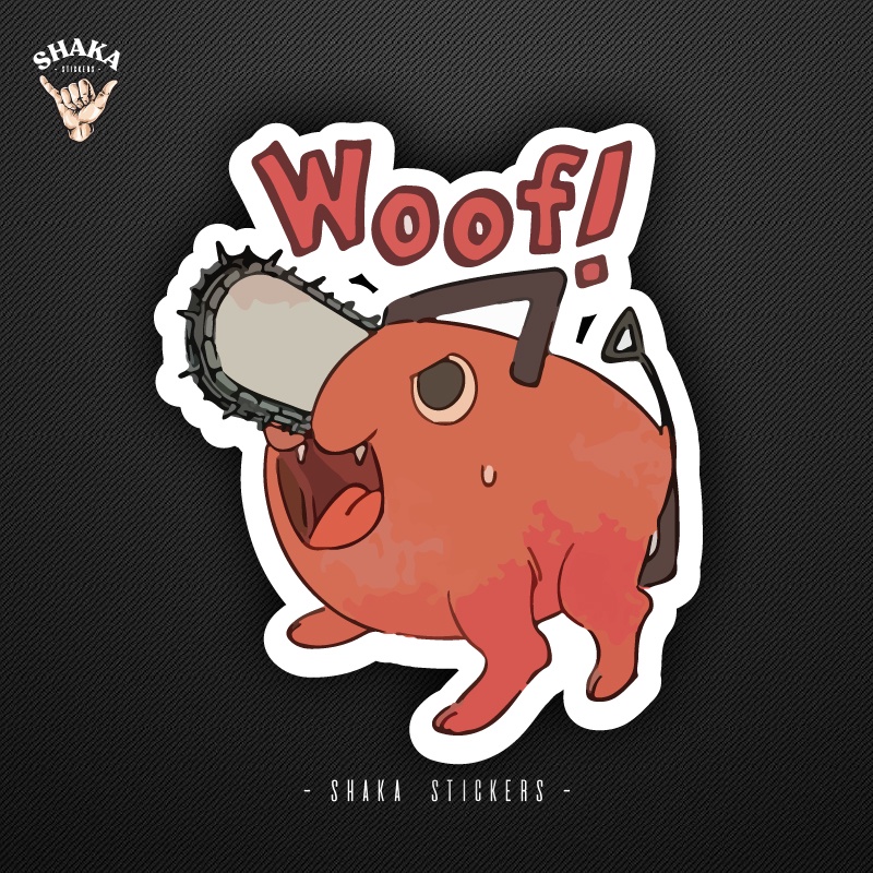 Jual Stiker Anime Chainsawman Pochita Demon Sticker Eceran Murah ...