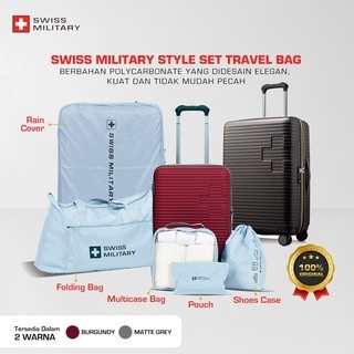 Jual Swiss Military Style / Koper Set Besar 26 & 22 Inch | Shopee Indonesia