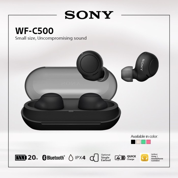 Jual Sony WF-C500 / WF C500 / WFC500 True Wireless Earbuds TWS Earphone ...