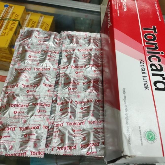Jual Tonicard 1 strip isi 10 Kapsul original | Shopee Indonesia