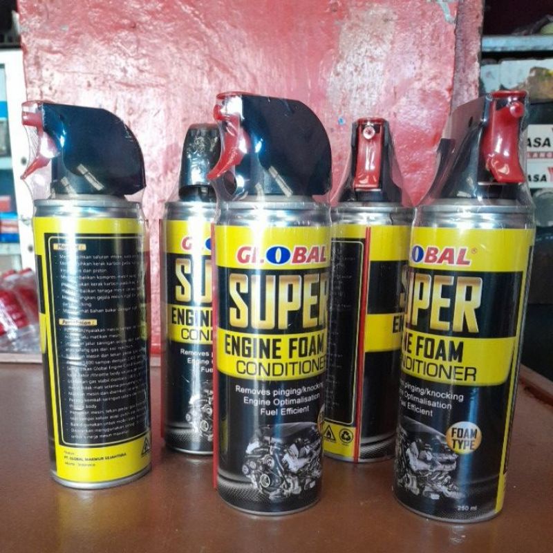 Jual 1 Buah Global Super Engine Foam Conditioner (250 ml) | Shopee ...