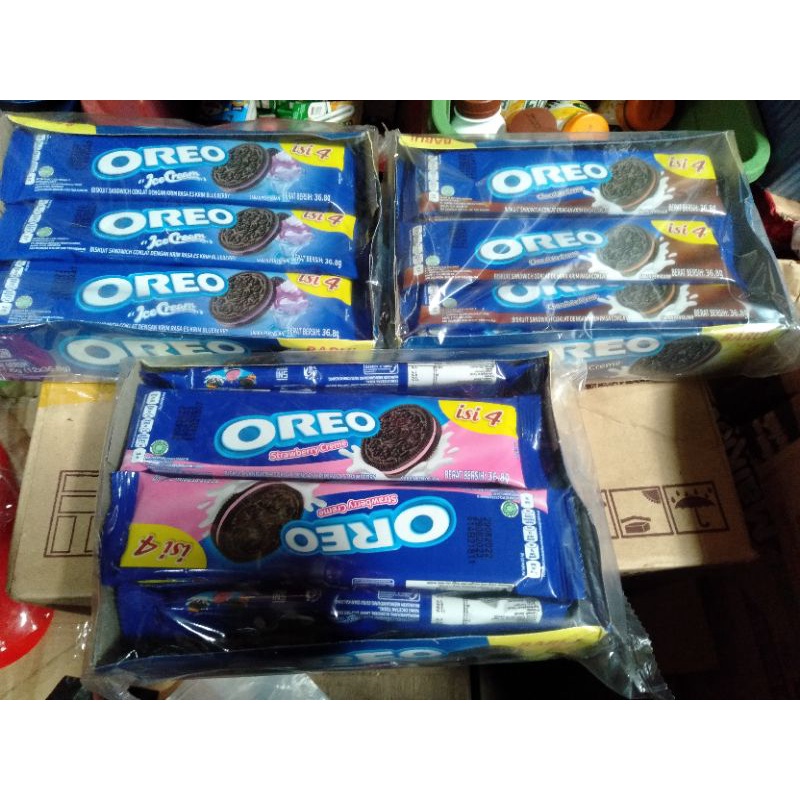 Jual Oreo ice cream satu kotak isi 12 pcs | Shopee Indonesia