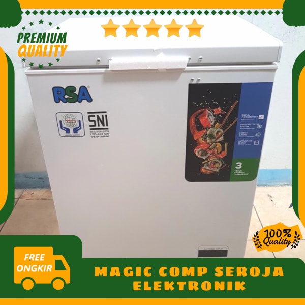 Jual ORIGINAL RSA CF-160 CHEST FREEZER BOX CF160 Pendingin Daging ...