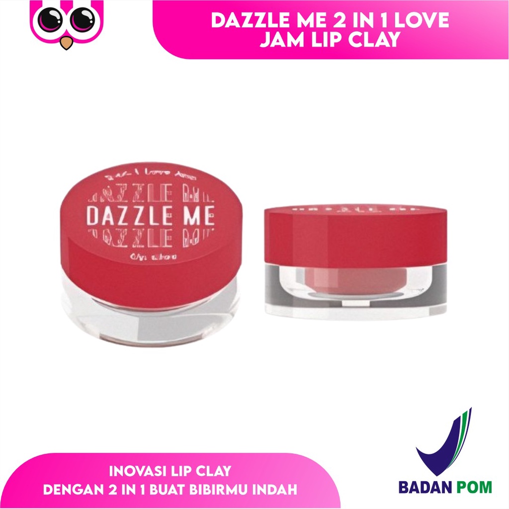 Jual DAZZLE ME 2IN1 LOVE JAM LIP CLAY / LIPS AND CHEEK | Shopee Indonesia