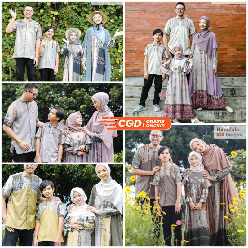 Jual Hamdala Family Set by Zizara Sarimbit 2023 Sarimbit Motif Etnik ...