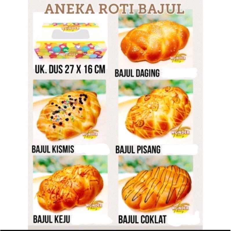 Jual Roti Bajul Wonder Bakery Salatiga Aneka Isian (Oleh Oleh Salatiga ...
