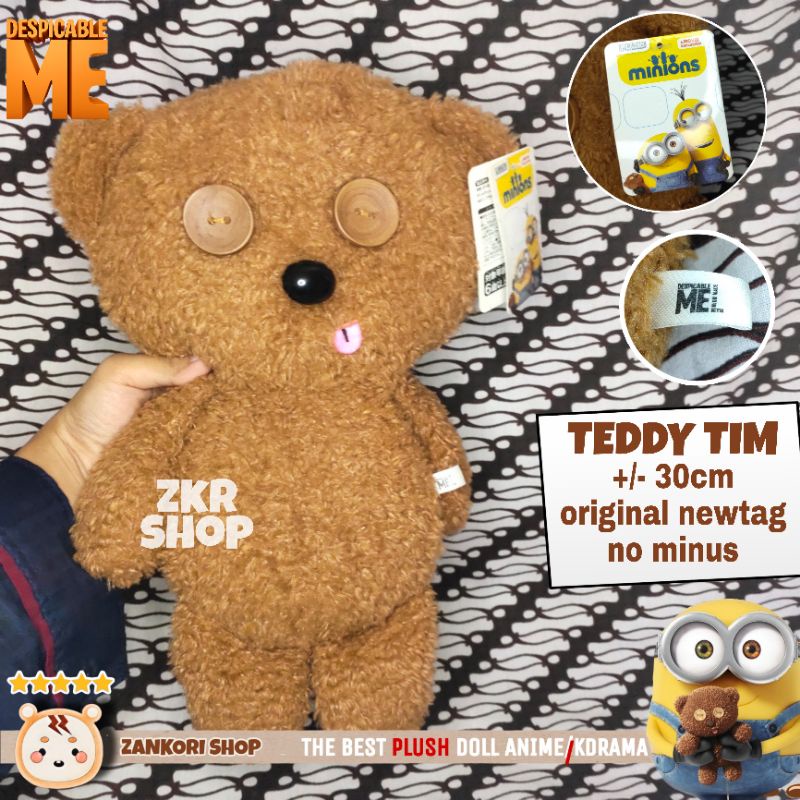 Jual RARE ITEM!!! BONEKA TEDDY TIM MINION ORIGINAL (DESPICABLE ME ...