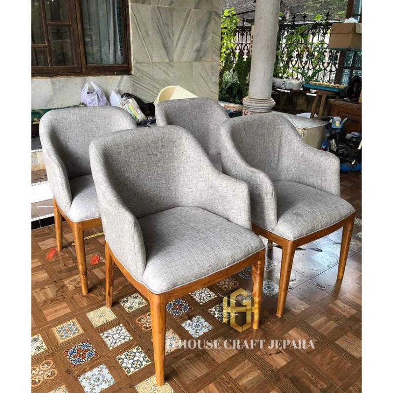 Jual Sofa Single, Kursi Sofa Single Seat Tamu Minimalis Kayu Jati ...