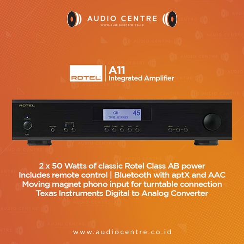 Jual ROTEL A11 Black Integrated Amplifier / rotel / amplifier | Shopee ...