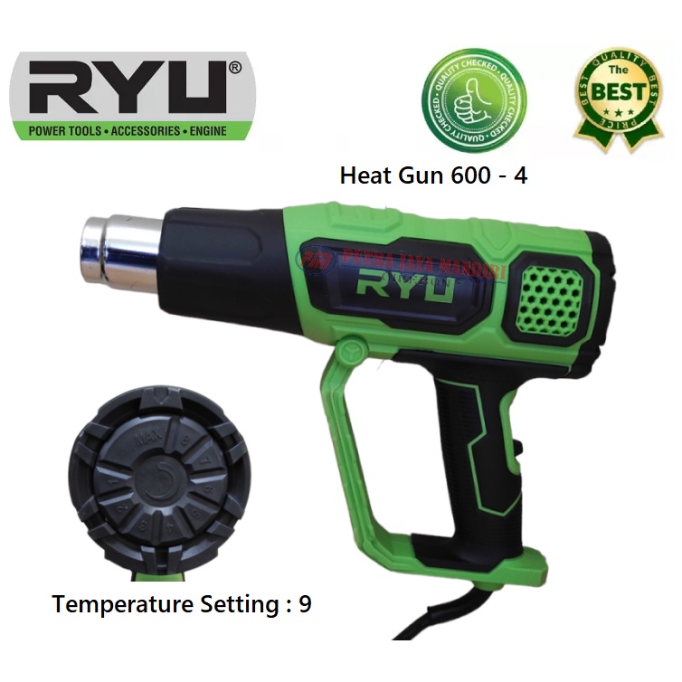Jual Heat Gun Ryu / Hot Gun ASLI RYU / Pemanas Hot Gun RYU | Shopee ...