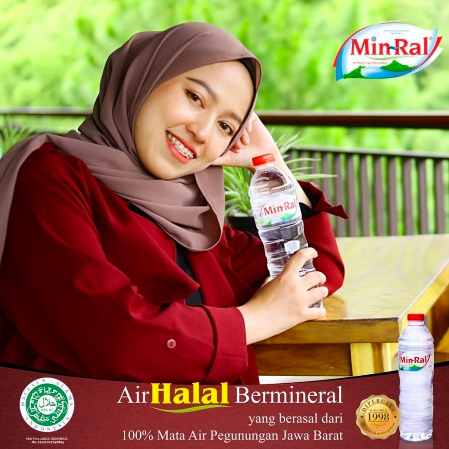 Jual minral min-ral 600ml 1 dus isi 24 air minum mineral | Shopee Indonesia