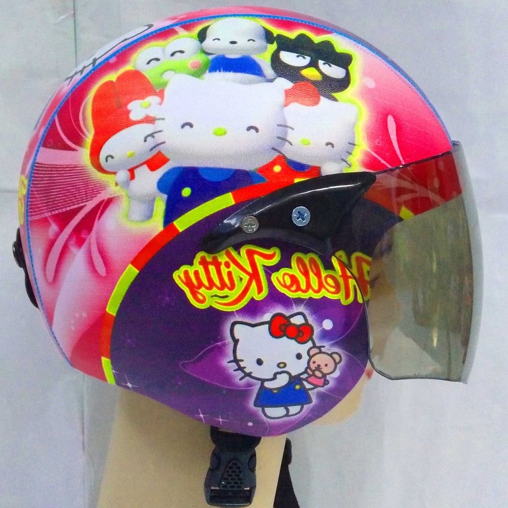 Jual HELM ANAK STANDAR FULL FACE SNI MOTIF (L5X4) Helm Murah Ukuran Kid ...