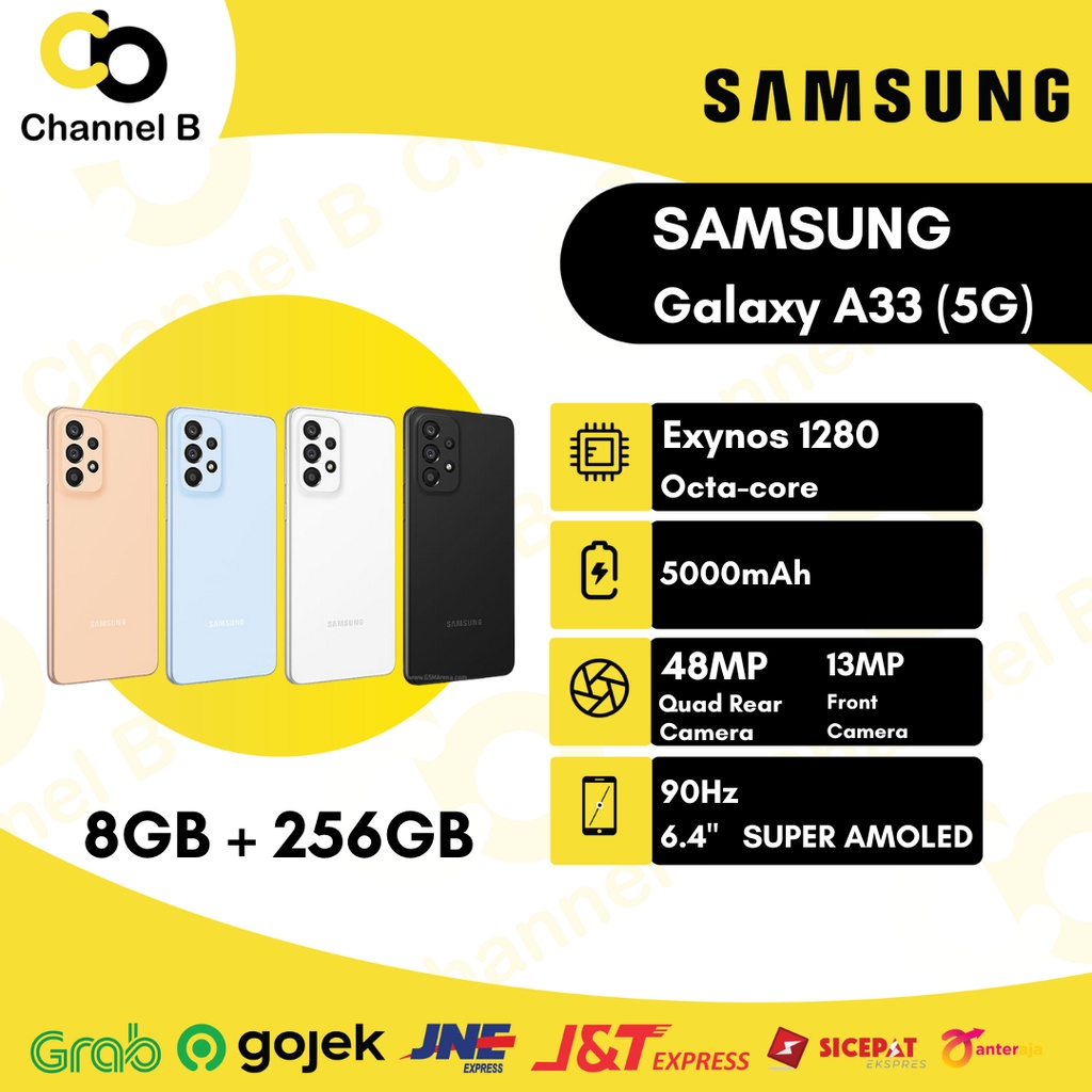 Jual Samsung Galaxy A33 (5G) Smartphone - [ RAM 8GB / ROM 256GB ...