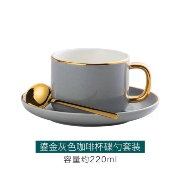 Jual Jual Luxury Gold Tea Cup / Coffee Mug Set Premium / Set Gelas ...