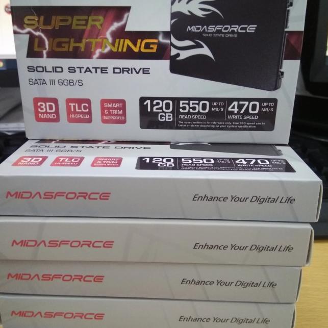Jual SSD Midasforce 120GB Midas Force SSD Sata 3 - SSD saja | Shopee ...
