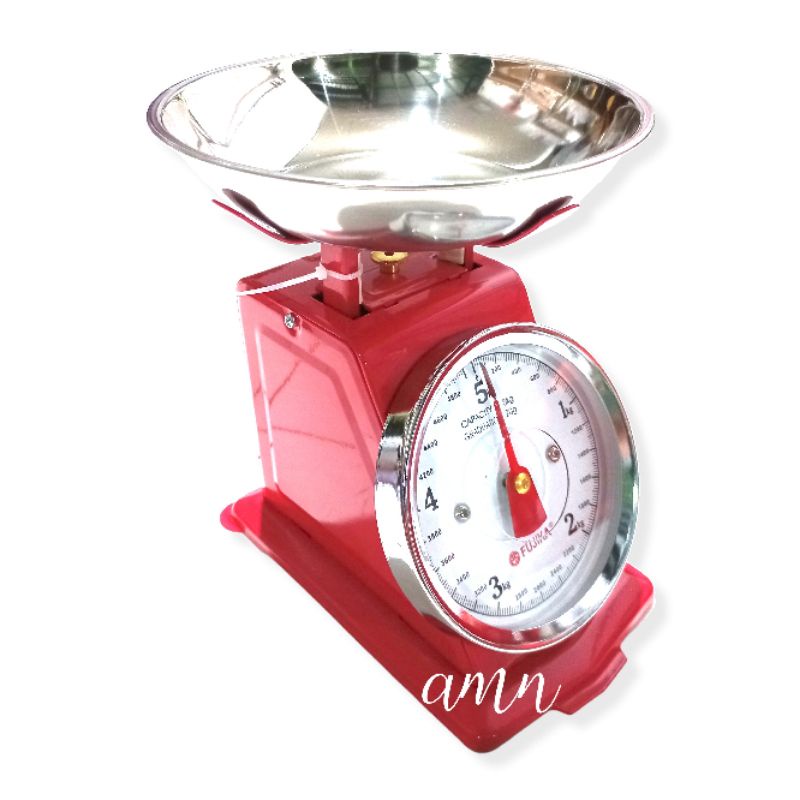 Jual Timbangan Fujika 5kg / Besi Stainless Jarum Analog Manual Duduk ...