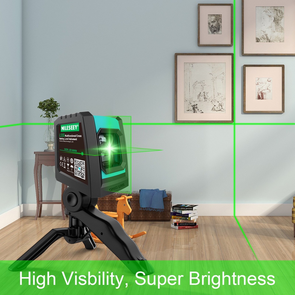 Jual Laser Level Mesin Self Leveling Green Beam 2 Line L52G | Shopee ...