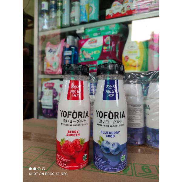 Jual YOFORIA Yogurt Drink (SISA BLUEBERRY) | Shopee Indonesia