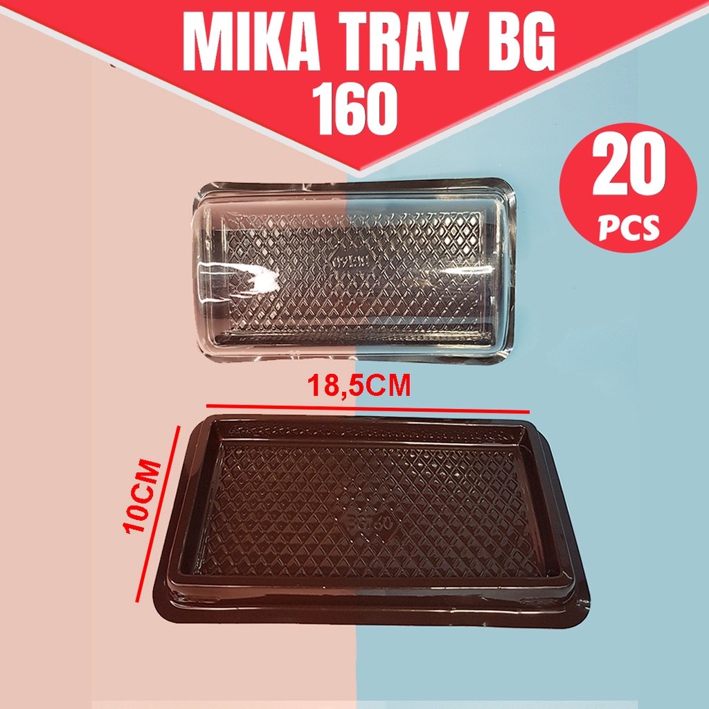 Jual ( ISI 20PCS )Mika Bolu Gulung/Mika Plastik Roti/Mika Tray BG160 ...