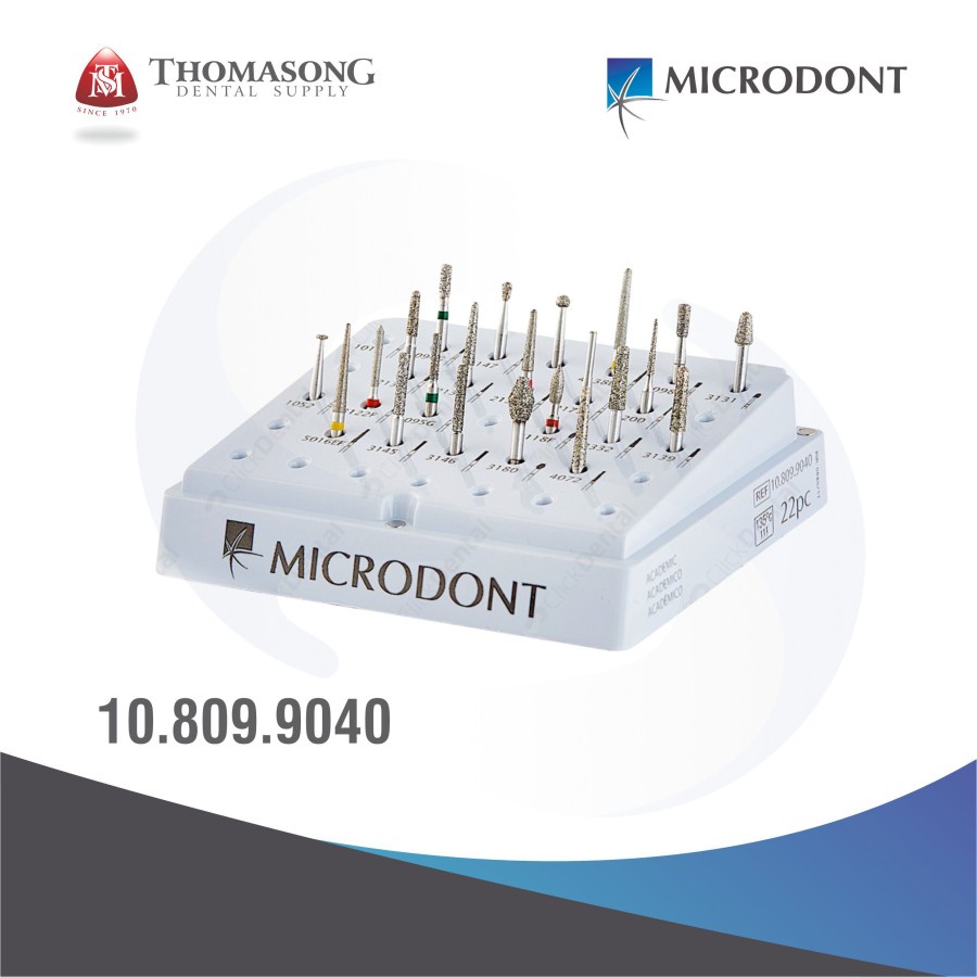 Jual MICRODONT - Academic Diamond Bur Kit 10.809.9040 | Shopee Indonesia