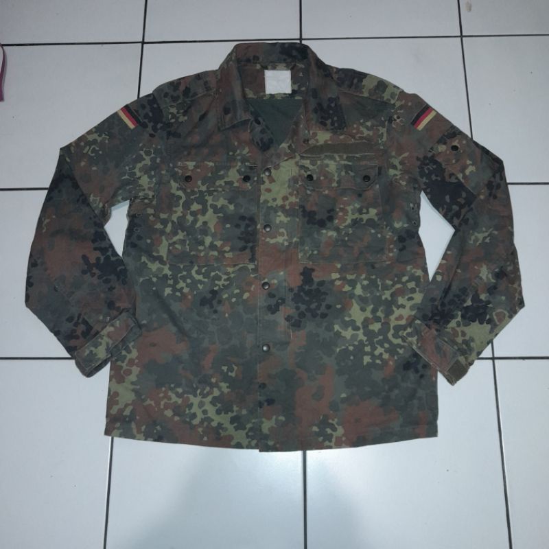 Jual Kemeja BDU Flectarn German Army Second Original Like New | Shopee ...
