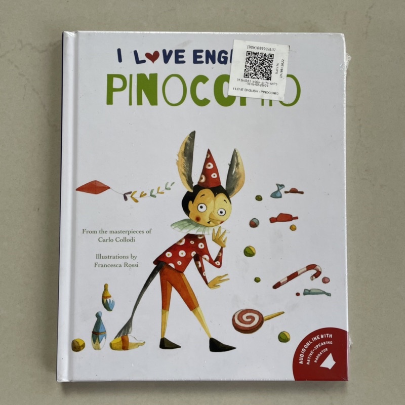 Jual Buku ORI | I Love English ~ Pinocchio | Import Story Book Pinokio ...
