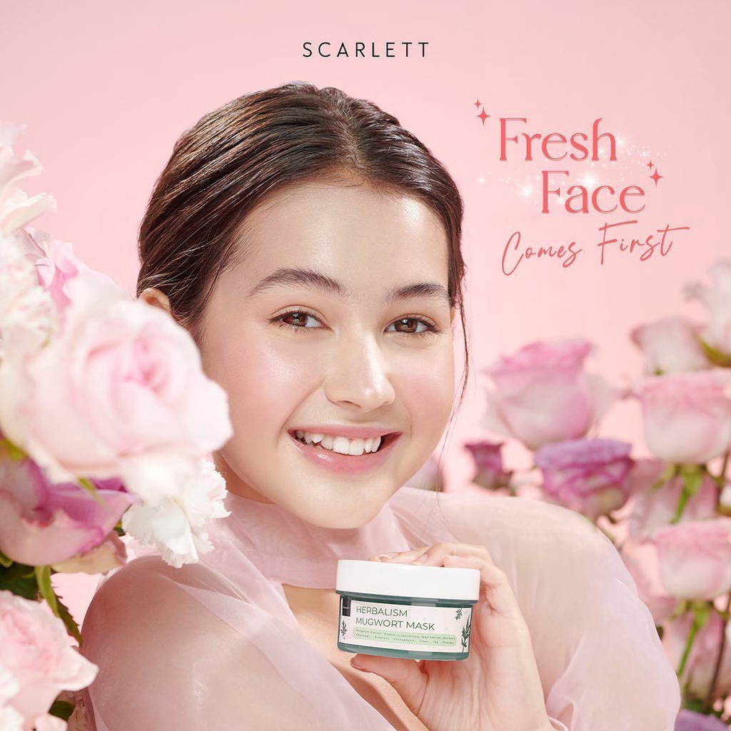Jual SCARLETT HERBALISM MUGWORT MASK | Shopee Indonesia