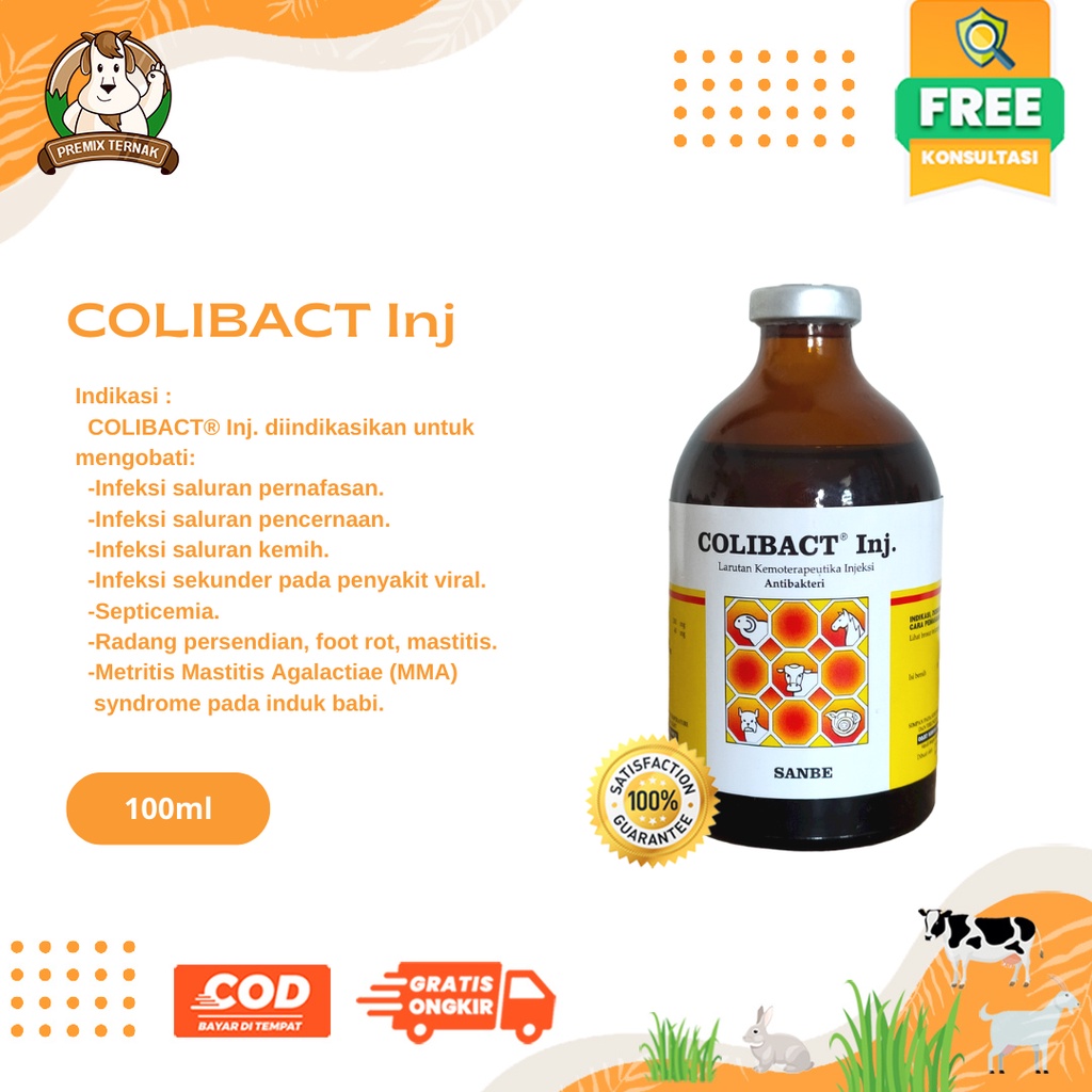 Jual COLIBACT INJEKSI 50ML COLIBACT INJ 100ML SANBE - Obat Antibiotik ... Jual COLIBACT INJEKSI 50ML COLIBACT INJ 100ML SANBE - Obat Antibiotik ...
