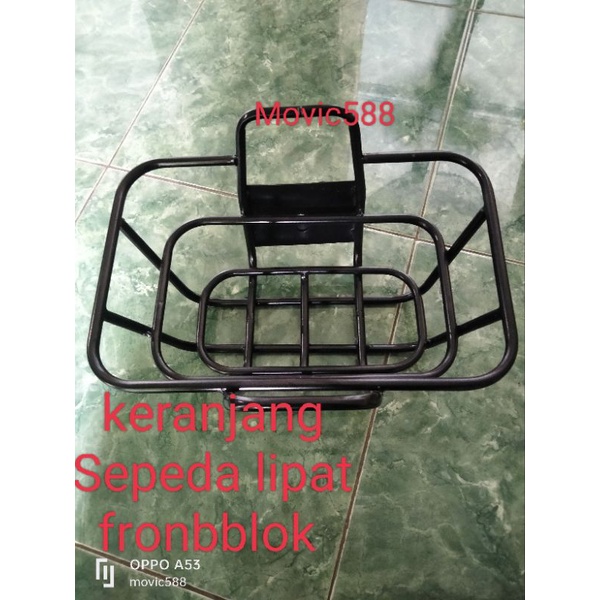 Jual Front Rack Depan Keranjang sepeda lipat fronblok | Shopee Indonesia