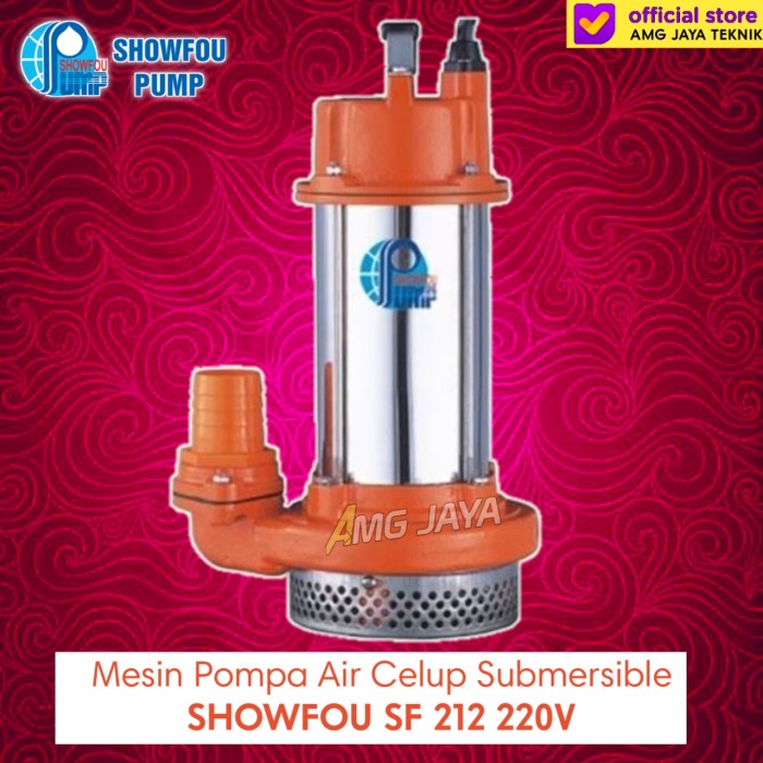 Jual Mesin Pompa Celup Air Kotor Submersible 4 Inch 2HP 220V SHOWFOU SF ...