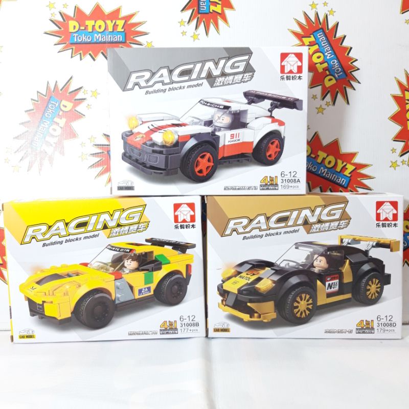 Jual Lego Mobil Racing Building Blocks Model | Shopee Indonesia