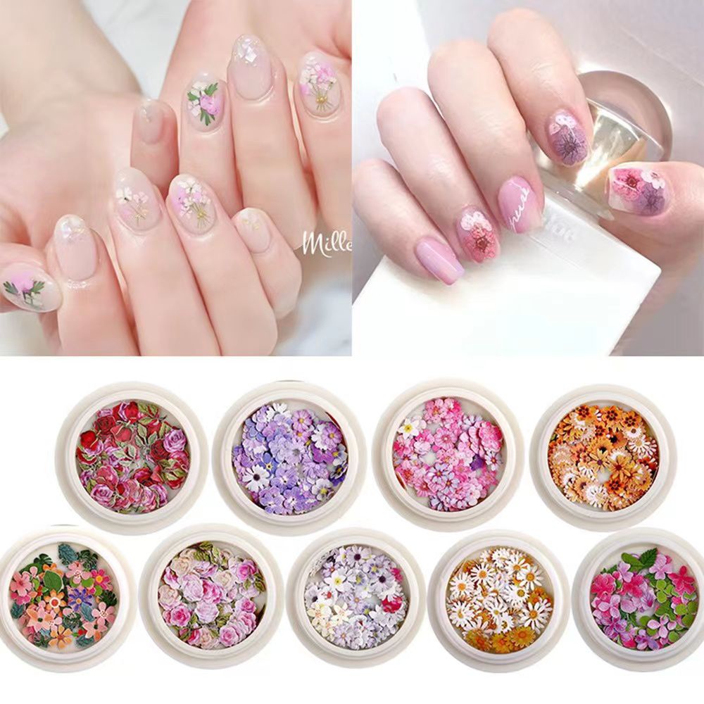 Jual ROSE DAISY FLOWER ULTRA THIN DEKORASI NAILART 3D FLOWER THIN PAPER ...