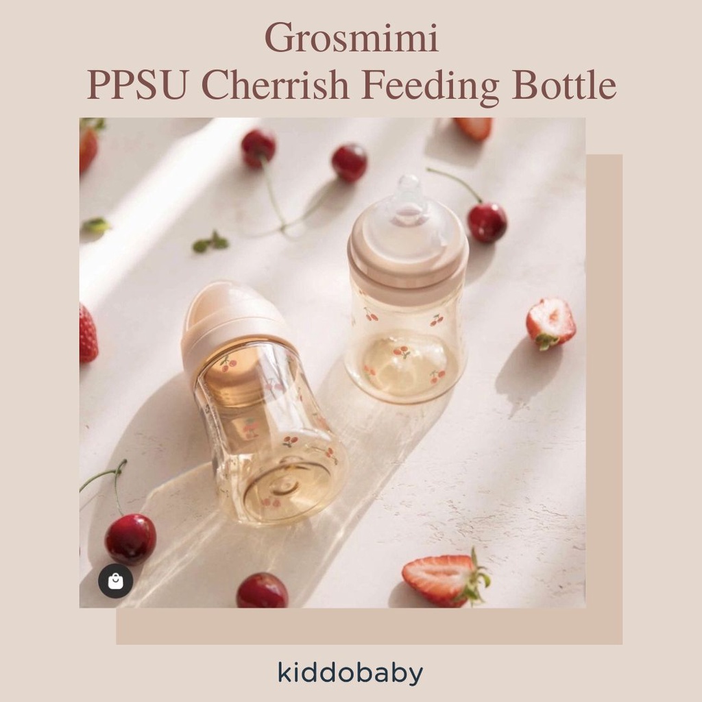 Jual Grosmimi PPSU Cherrish Feeding Bottle | Botol Susu Bayi | Shopee ...