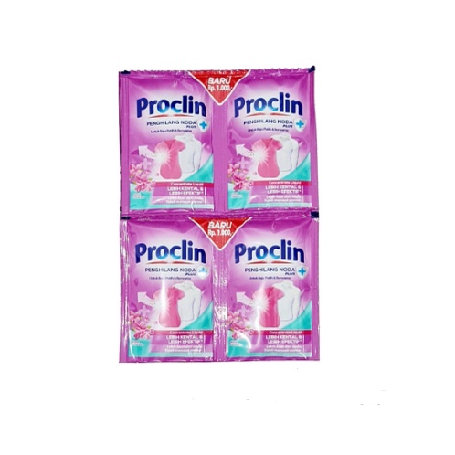 Jual PROCLIN PENGILANG NODA SACHET 1RENCENG ISI 24 PCS | Shopee Indonesia
