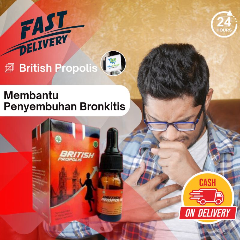 Jual British Propolis 6ml Obat Herbal Bronkitis Dewasa Pembersih Paru ...