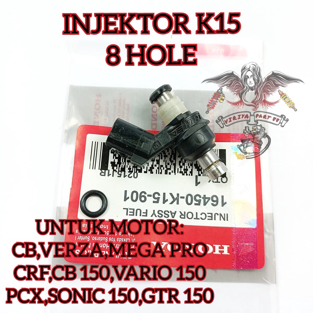 Jual INJEKTOR HONDA AHM K15 8 HOLE KUALITAS ASLI ORIGINAL HONDA AHM ...