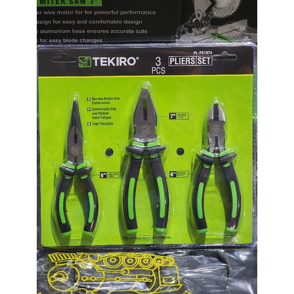 Jual TEKIRO TANG SET TEKIRO 3 PCS PAKET SET TANG KOMBINASI LANCIP POTONG SET TEKIRO PAKET SET ...